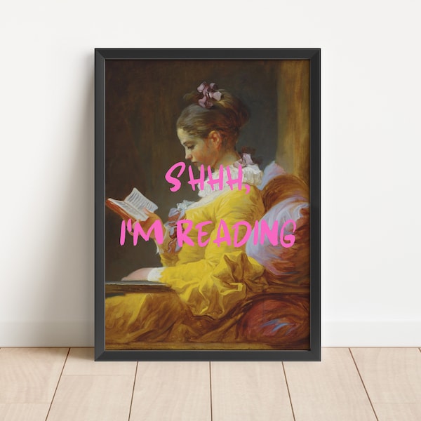 Im Reading Poster - Etsy UK