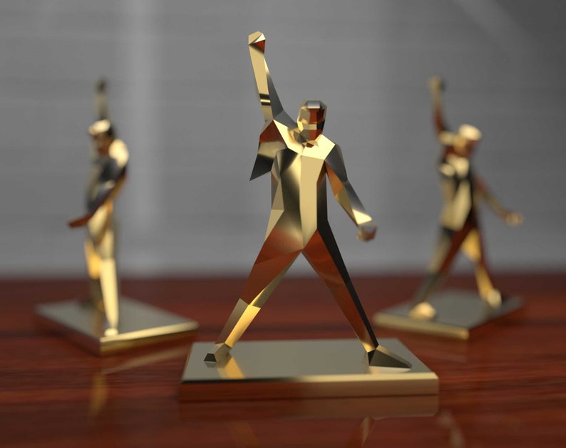 Freddie Mercury Papercraft Pose Paper Folding Queen Paper Statue - Etsy