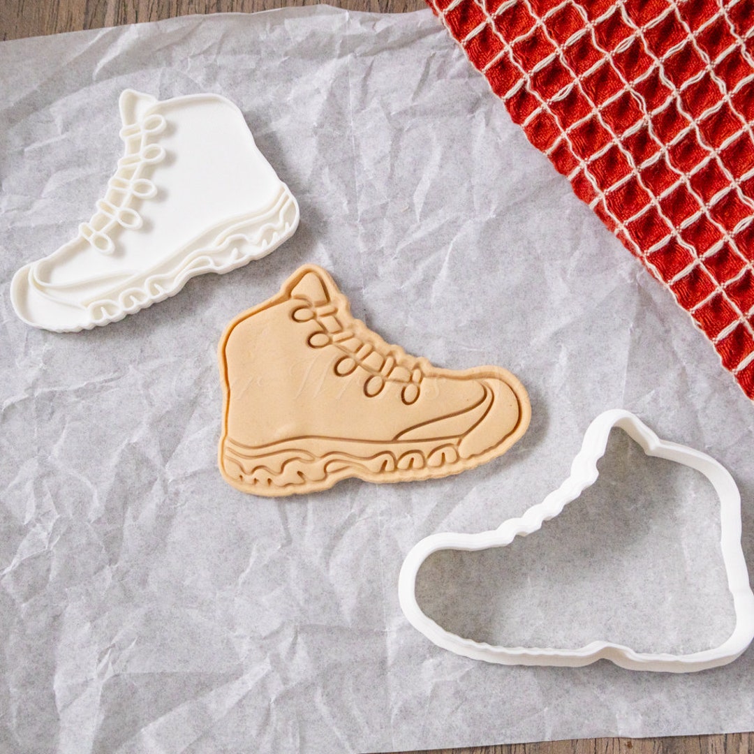 3D Printed Hiking Boot With Stamp Cookie Cutter Set - Etsy