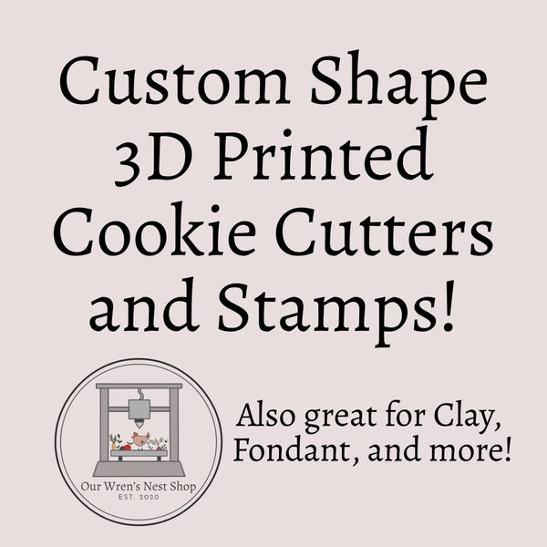 Custom Cookie Cutter - Etsy