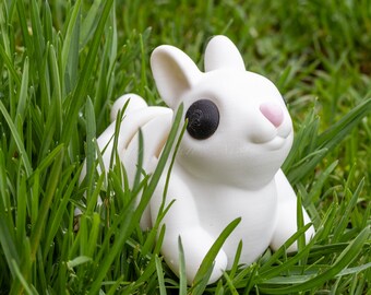 3D Printed Articulated Bunny Fidget Toy Flexi Easter Gift for Kids - Etsy