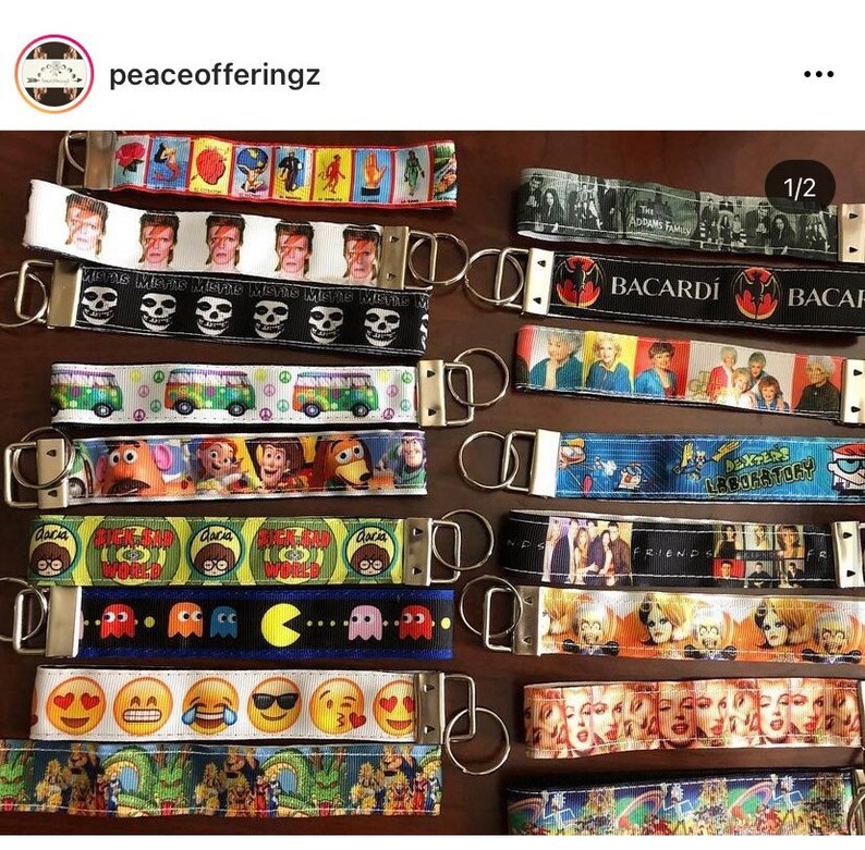 Custom Wristlet Keychain Lanyards - Etsy