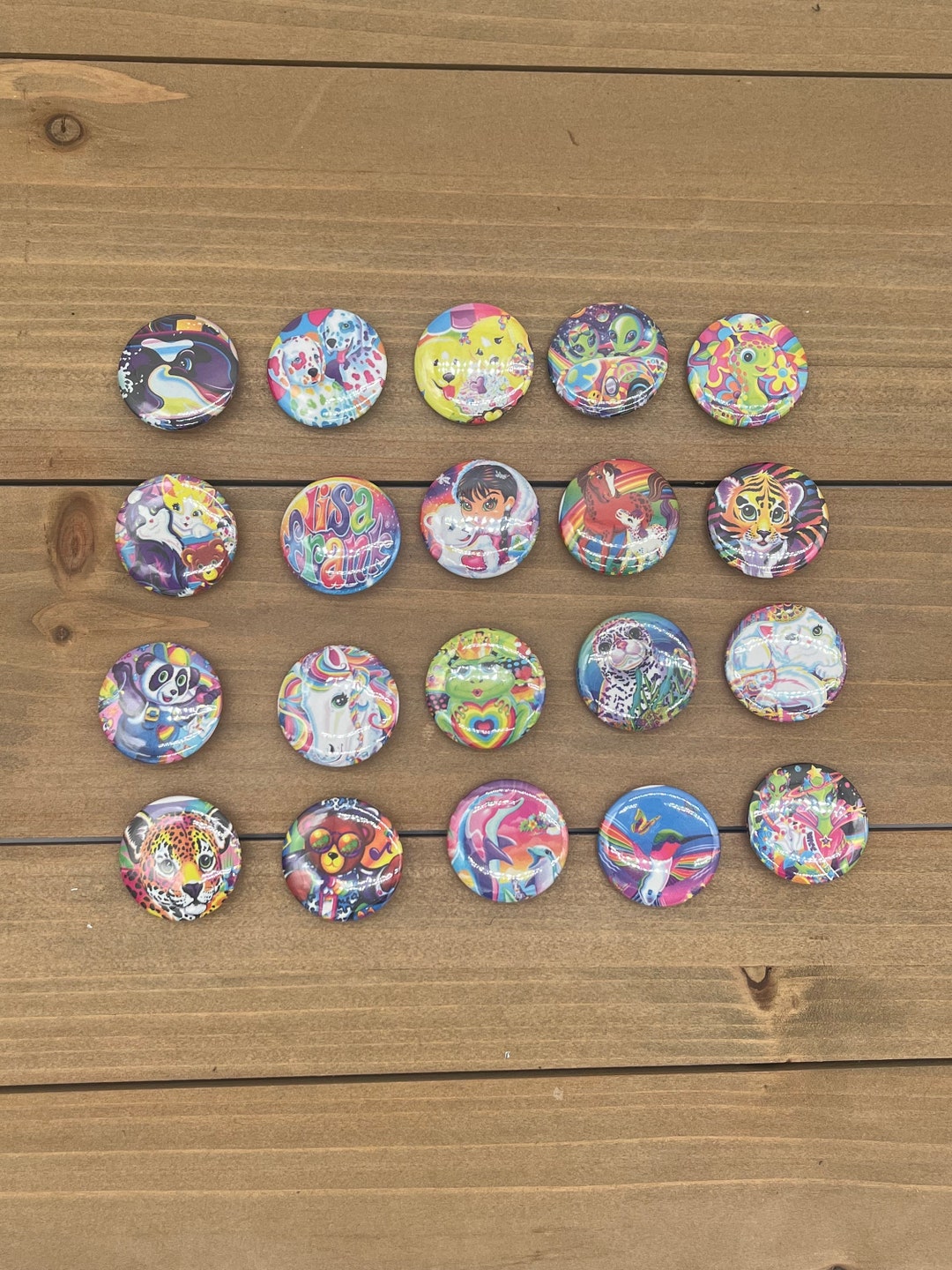 90s Nostalgia 1.25 Inch Metal Pin Back Buttons 20pk - Etsy