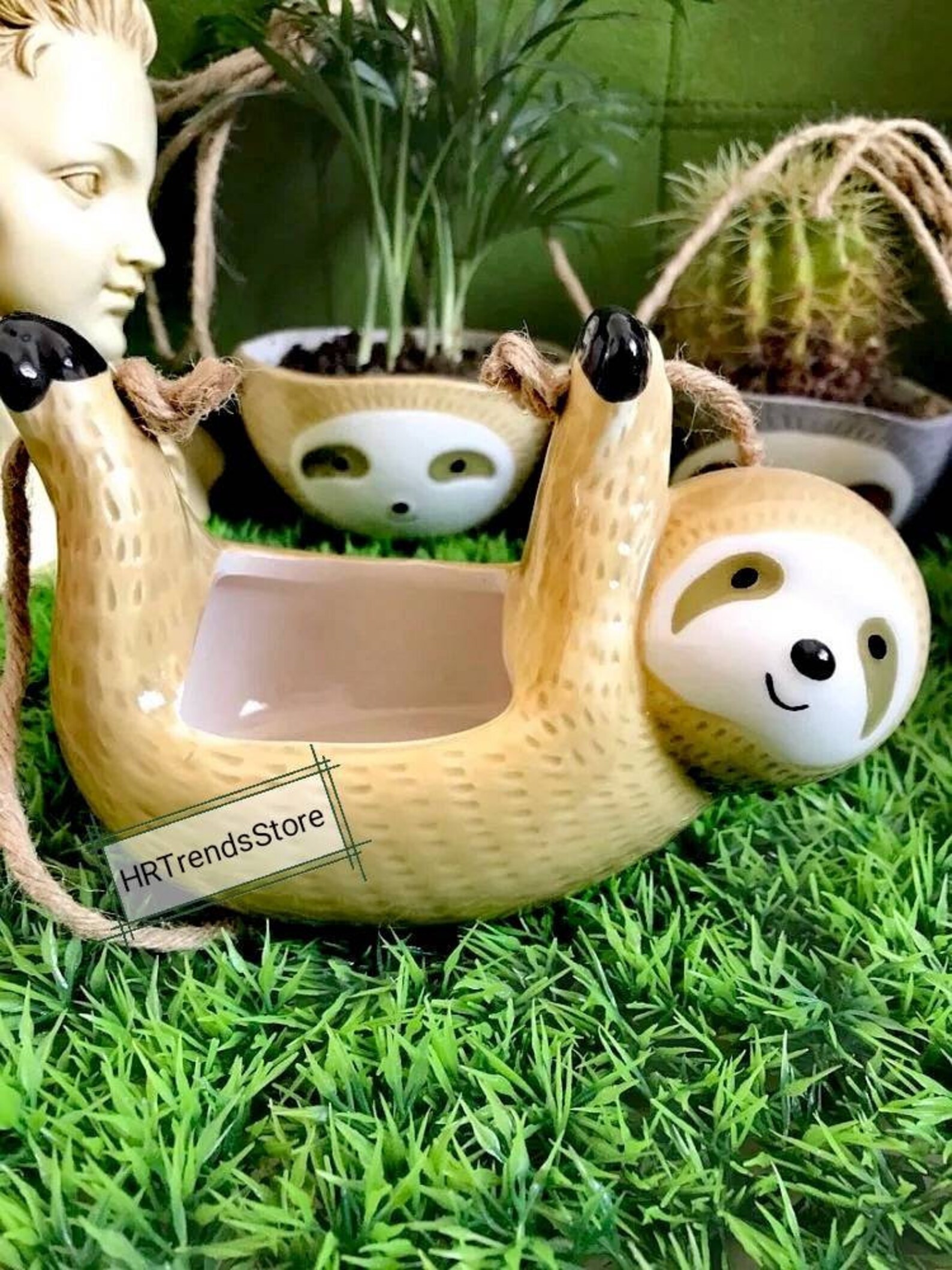 Sloth Hanging Planter Cute Hanging Plant Pots Animal | Etsy