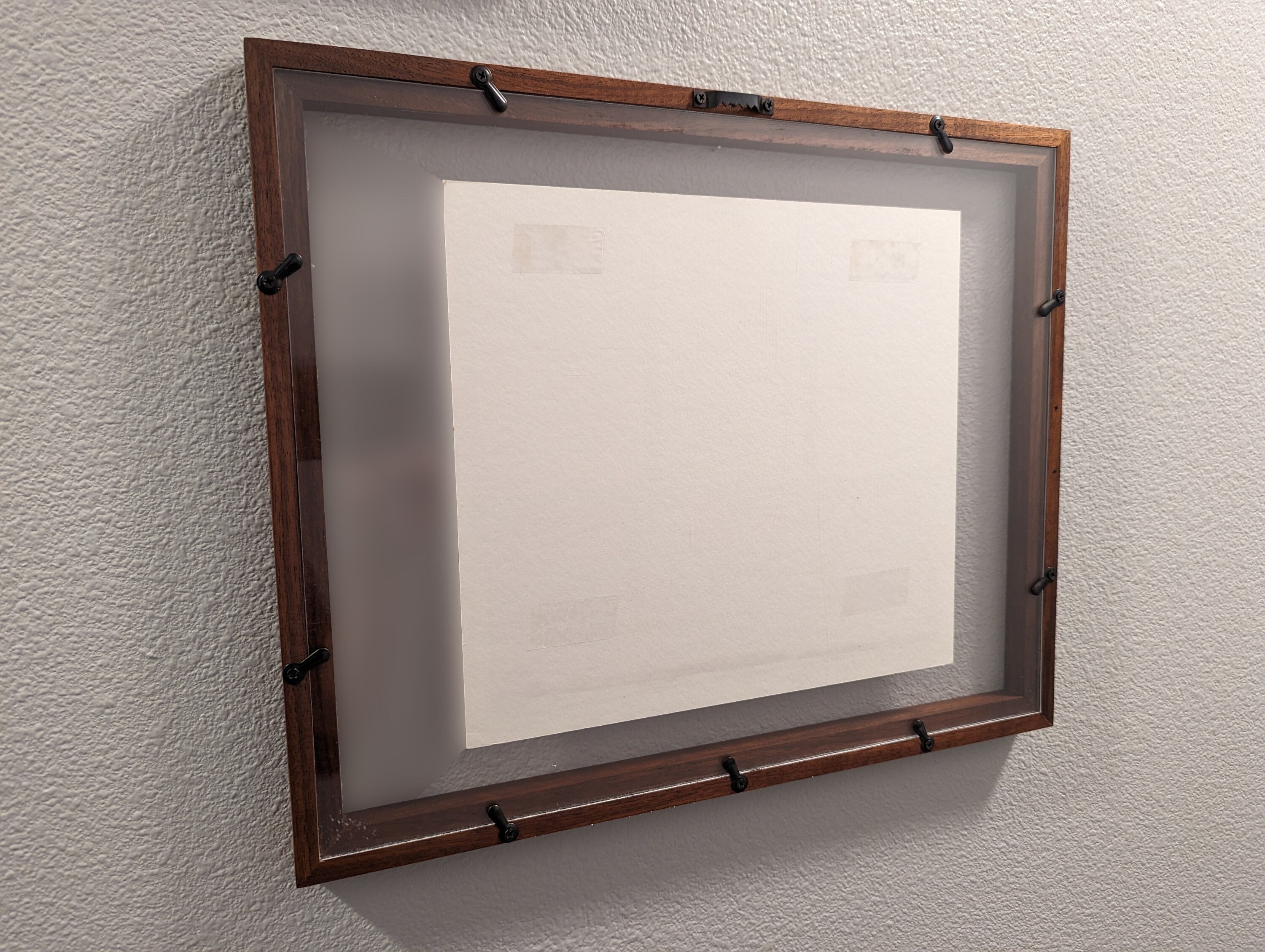 Frame 03 Walnut With Maple Splines Floating Artwork Handmade Picture ...