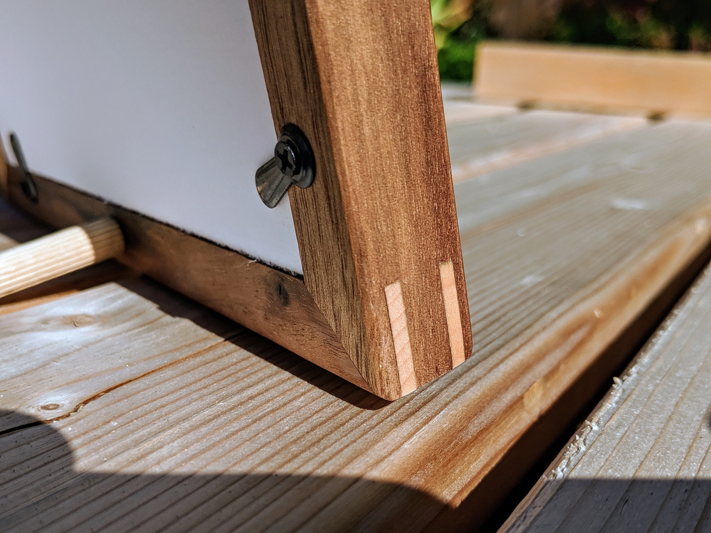 Frame 02 Walnut With Maple Splines Handmade Picture Frame - Etsy