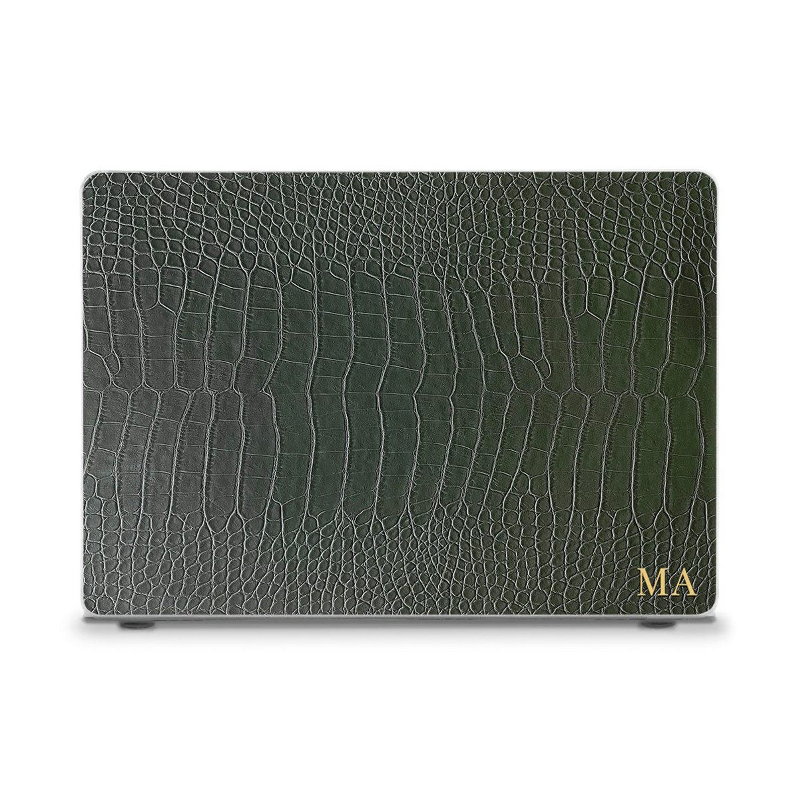 Crocodile MacBook Case Initials MacBook Air 13 15 M2 M3 MacBook Pro 13 ...