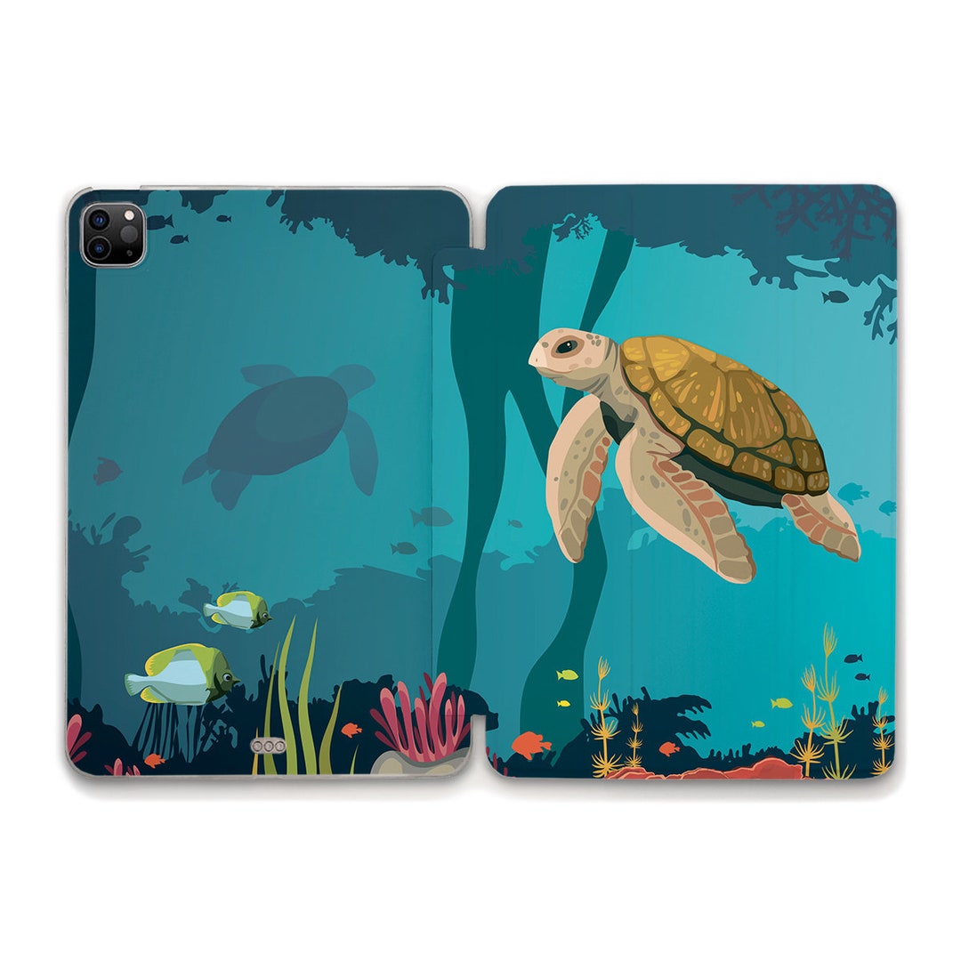 Turtle iPad Case Cute iPad 10.2 9th 10.9 Air 5 4 Pro 12.9 11 iPad Mini ...