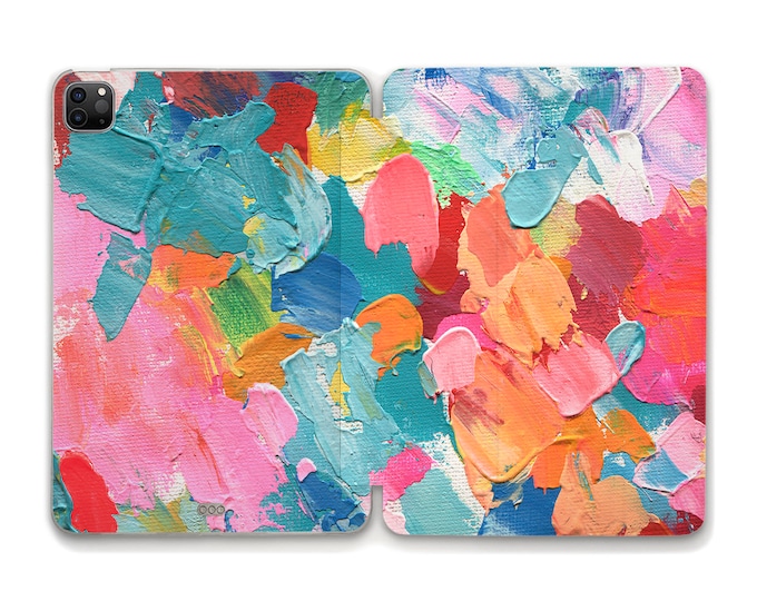 Oil Paint iPad Case for iPad Pro 11 12.9 10.5 for Girl iPad 10.2 7th 9. ...