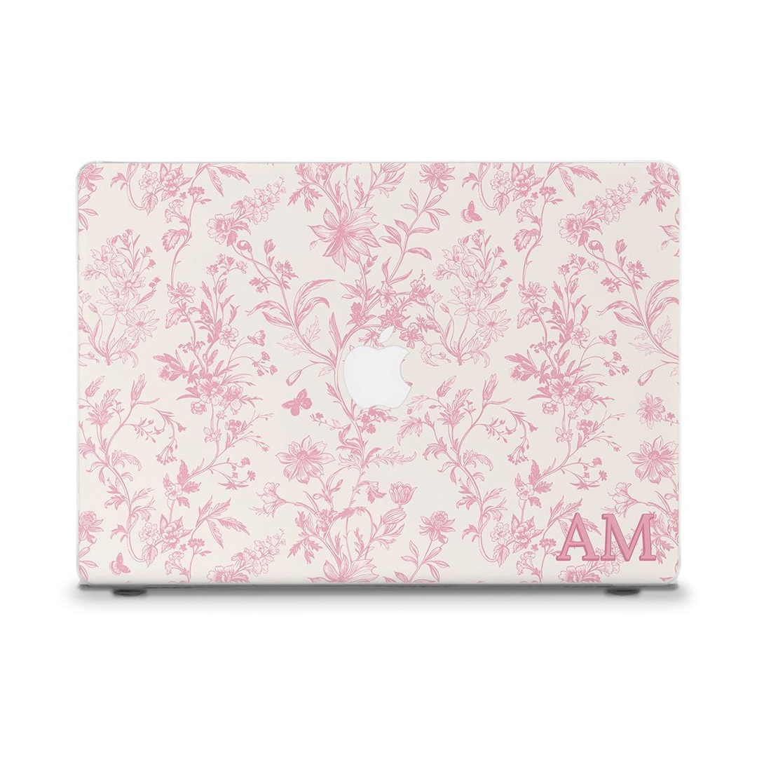 Initials MacBook Case Aesthetic MacBook Air 13 15 M2 M3 M4 MacBook Pro ...