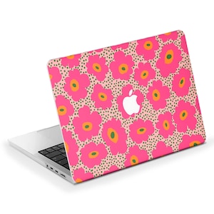 Cute MacBook Case Pink Flowers MacBook Air 13 15 M2 MacBook Pro 13 Pro ...
