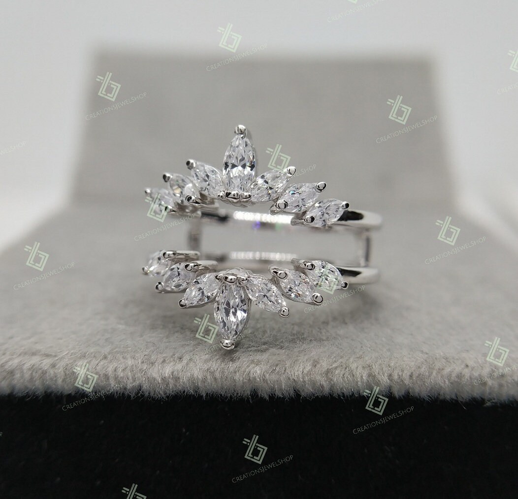 Marquise Enhancer Ring Guard, Wraps for Ring, Enhancer Wrap Ring ...
