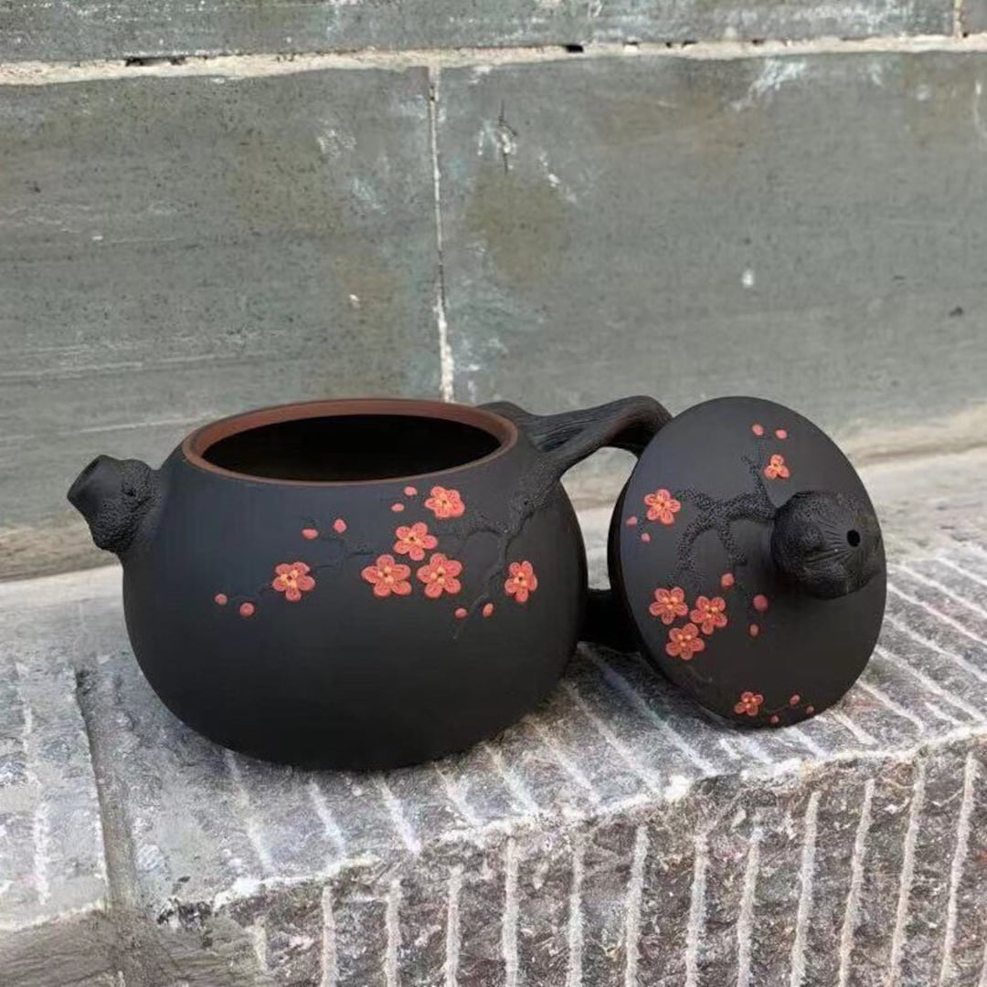 200cc Jianshui Zi Tao Red Plum Teapot - Etsy