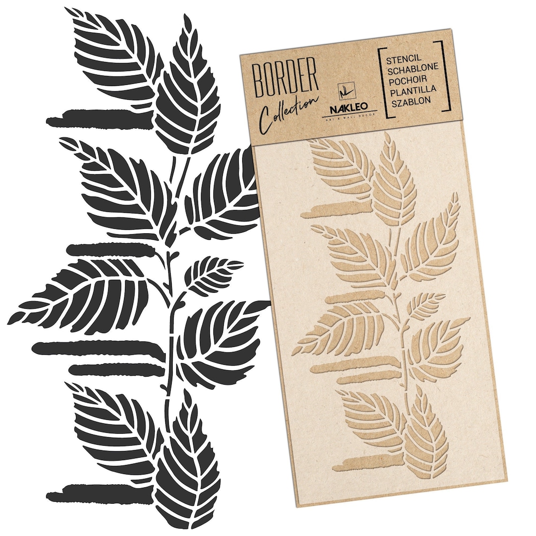 Silver Birch Border Painting Stencil: Reusable DIY Wall Template - Etsy