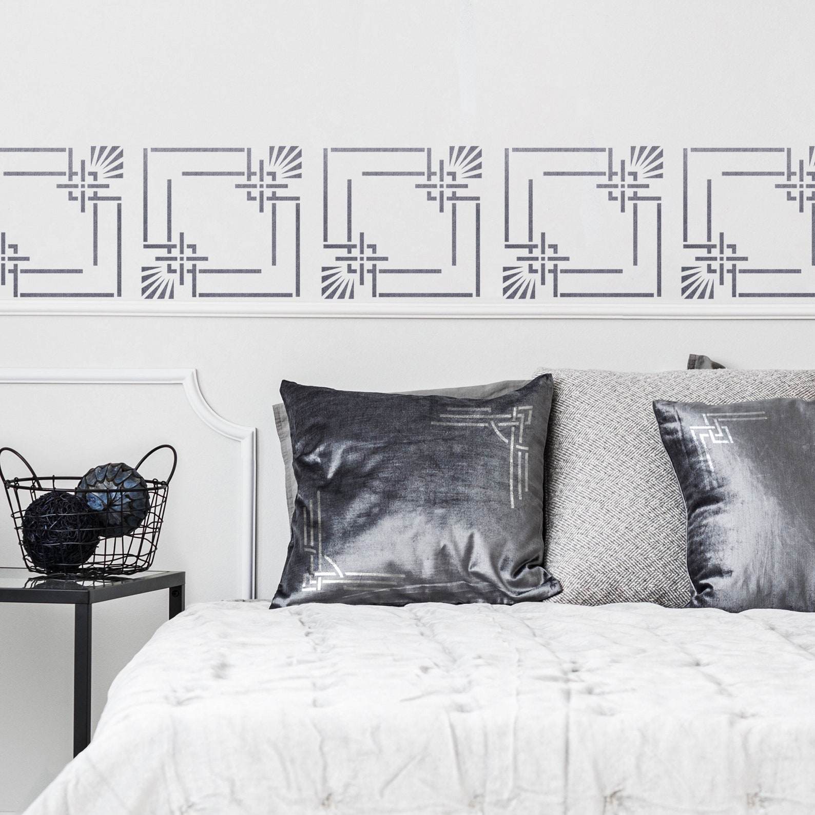Art Deco Frames Stencil: Reusable DIY Craft Template - Etsy