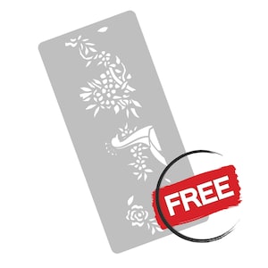 Reusable Plastic Wall Stencil // 59x95cm 23.2 X 37.4 // Peacock ...