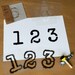 Reusable Plastic Wall Stencil // 50 Mm // Typewriter Numbers // Numbers ...