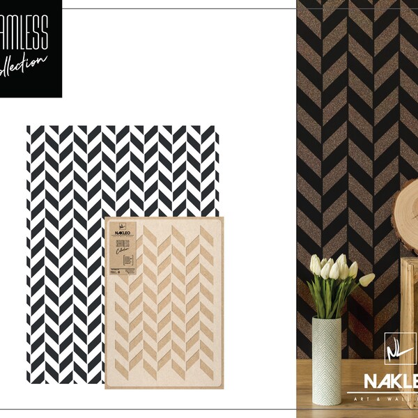 Chevron Stencil - Etsy