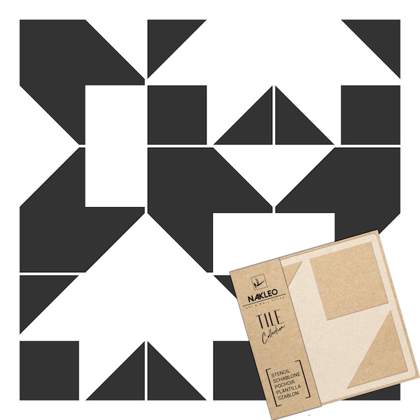 Geometric Floor Stencil - Etsy