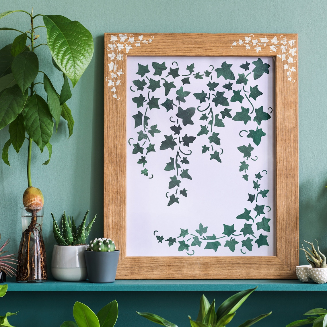 DIY Reusable Plastic STENCIL // A3 A4 A5 Hanging Ivy // Craft - Etsy