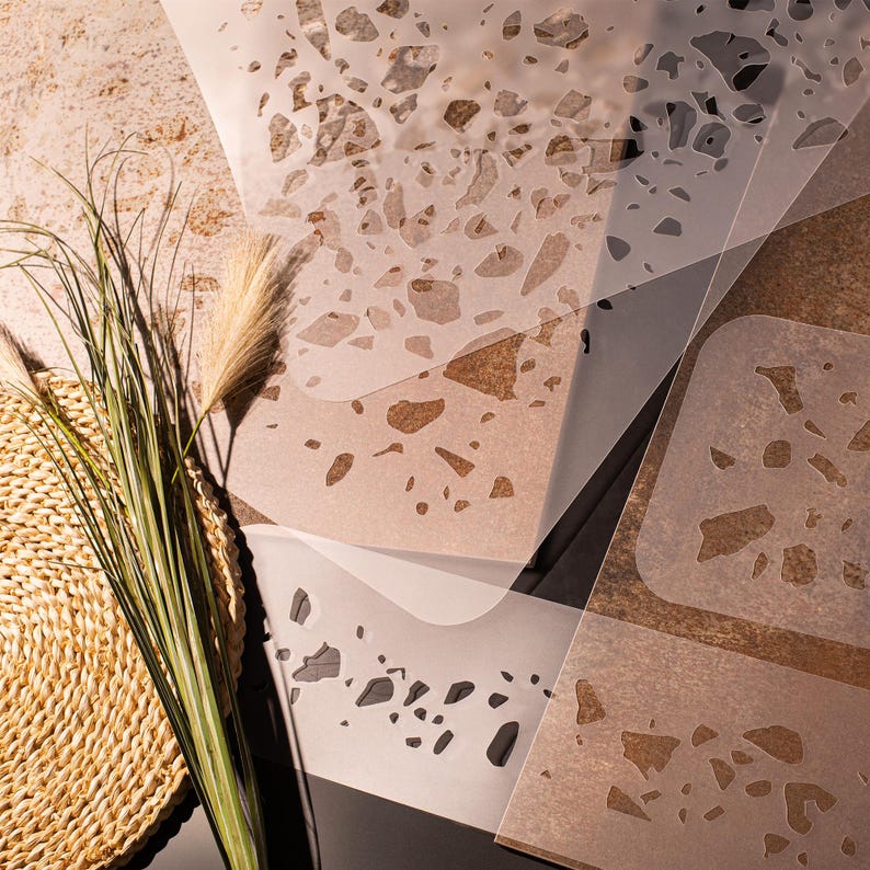 Tangier Moroccan Wall Stencil: Reusable Geometric Template (59x95 Cm ...