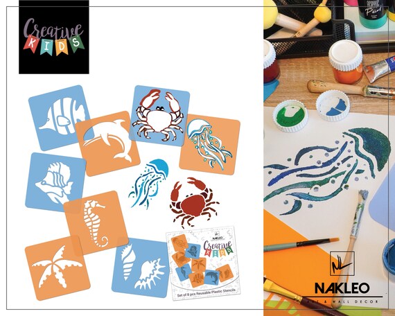 Stencil Art Ideas For Kids