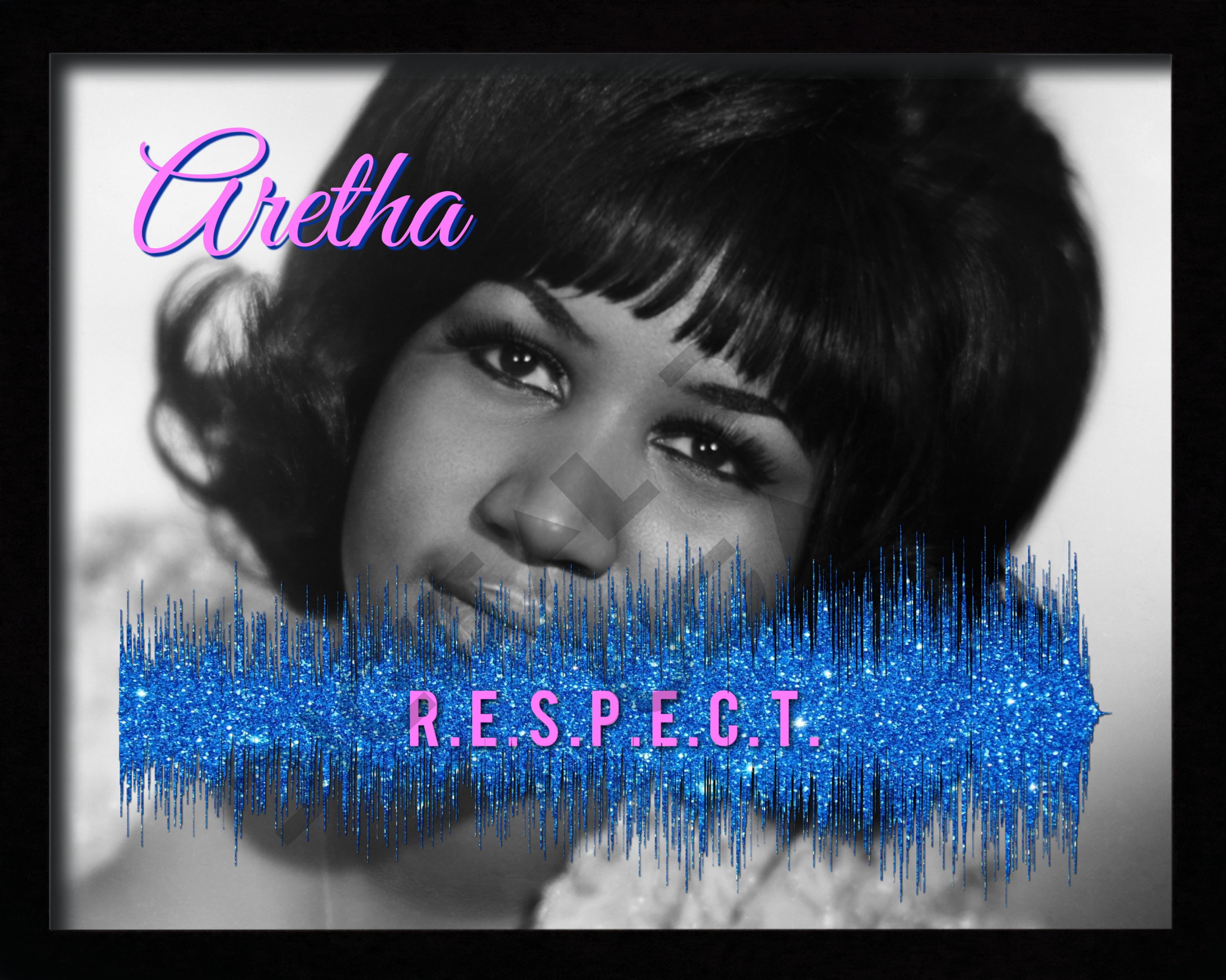 Respect by Aretha Franklin (otis Redding) R.E.S.P.E.C.T. 8"x10" Sound ...