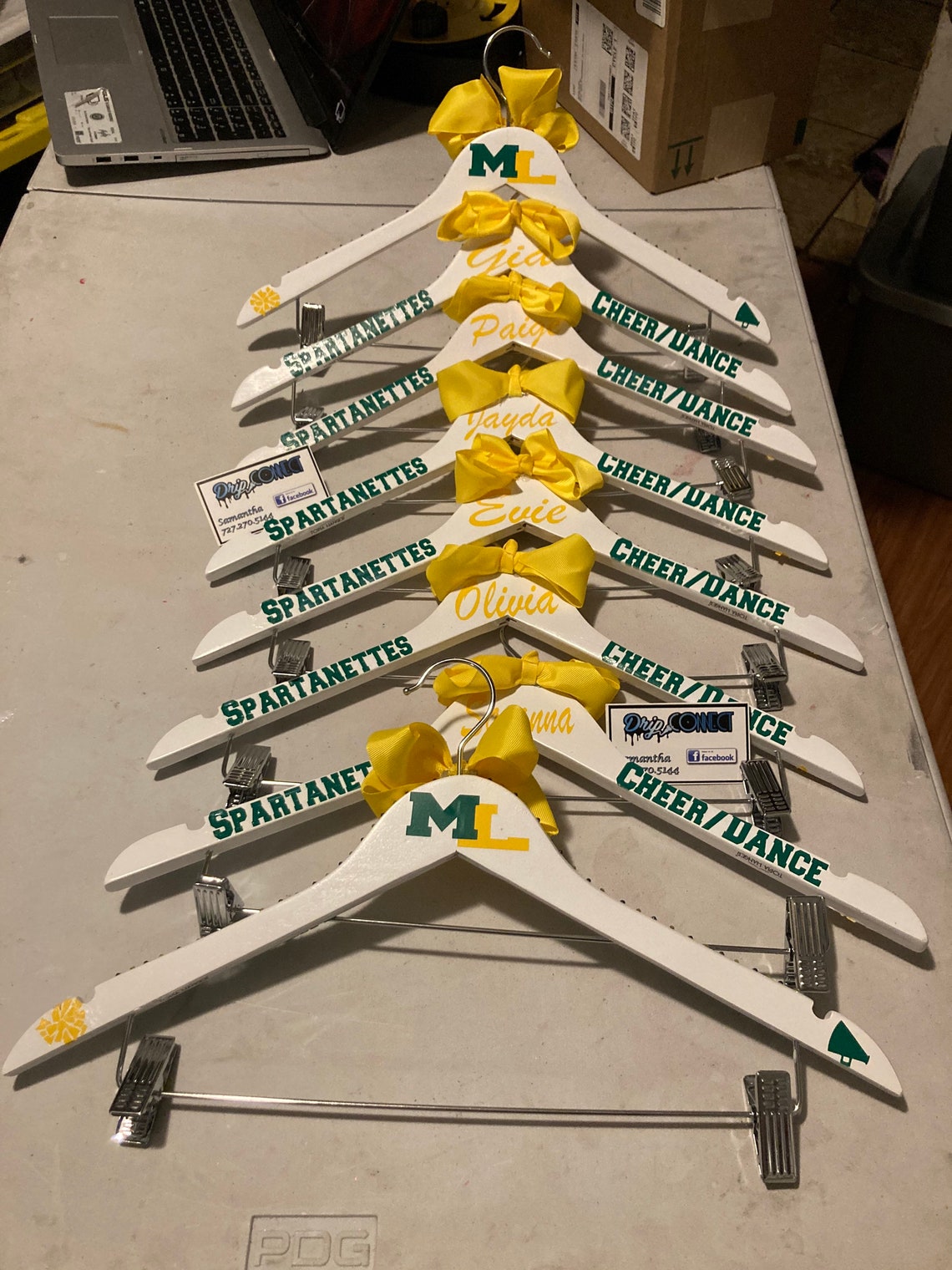 Cheer/dance Team Hangers - Etsy