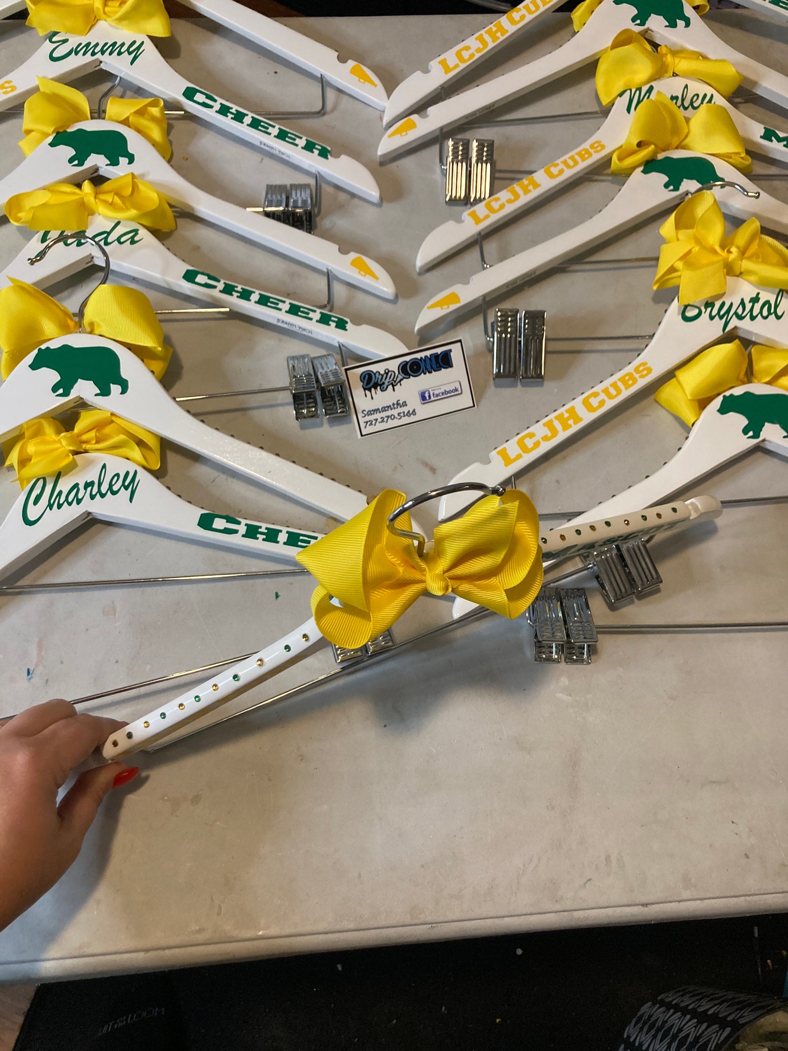 Cheer/dance Team Hangers - Etsy
