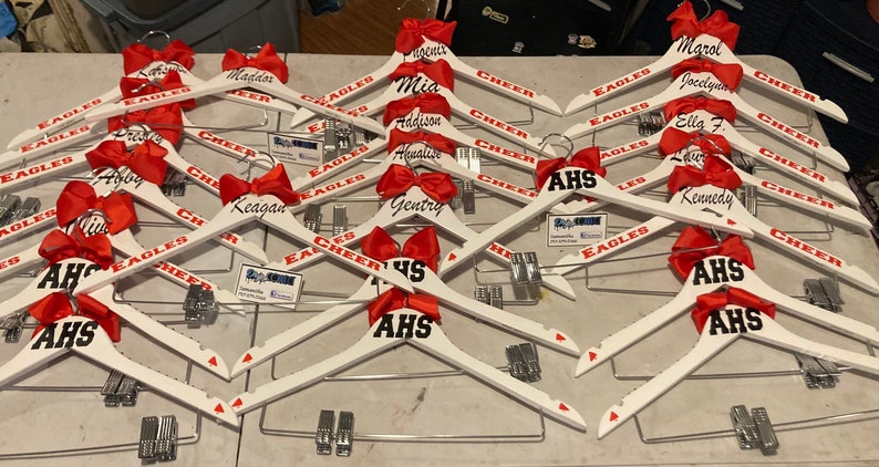 Cheer/dance Team Hangers - Etsy