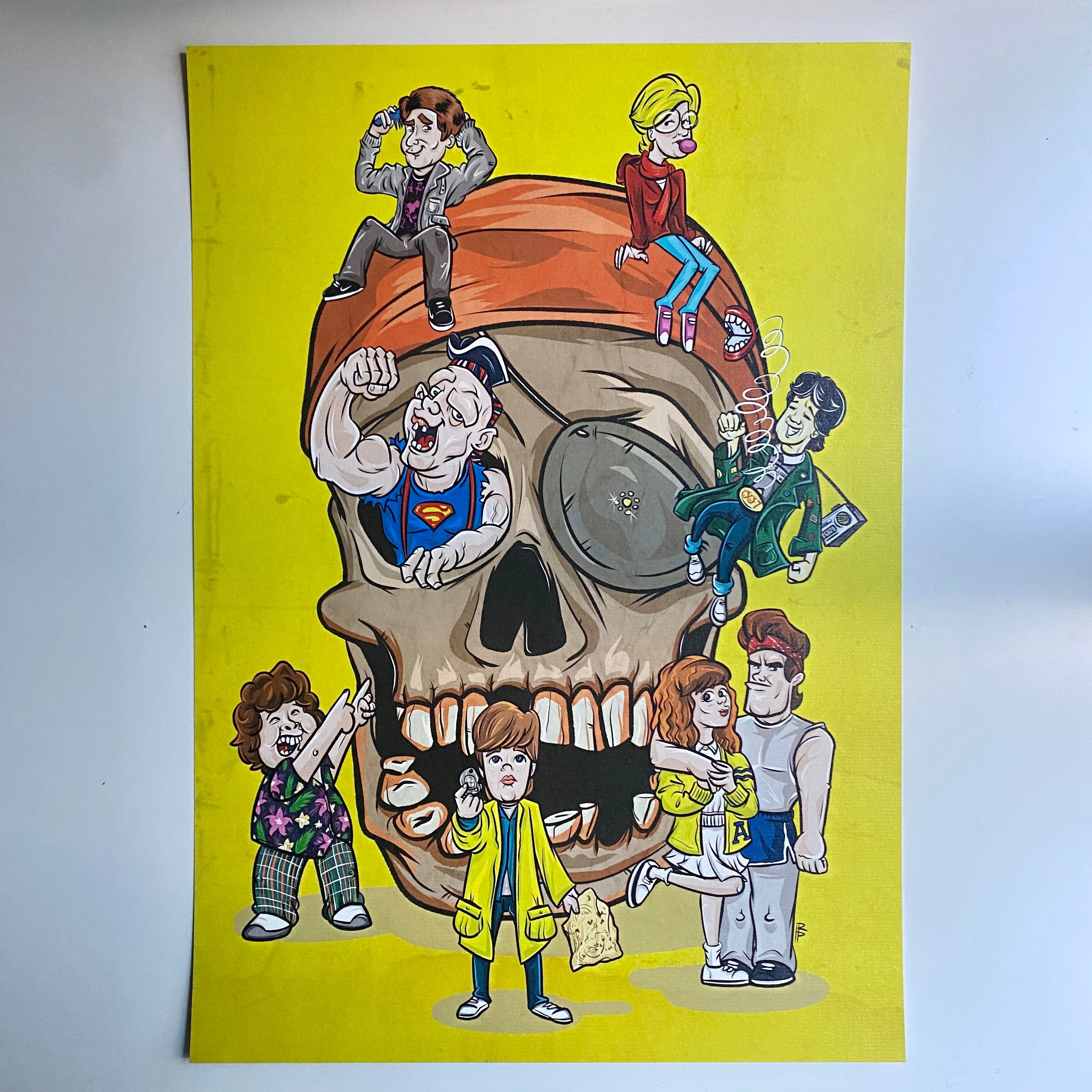 The Goonies Art Print The Goonies Poster 80's retro | Etsy