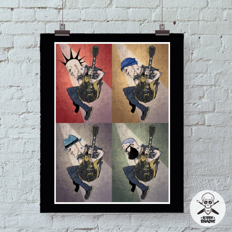 Rancid Art Print Tim Armstrong Poster Wall Home Decor Punk - Etsy