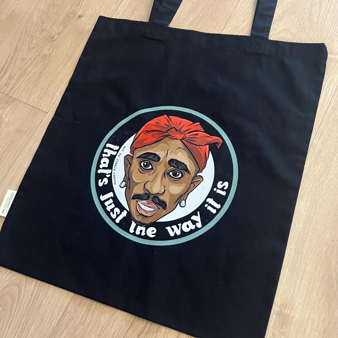 2pac Tote Bag, Hip Hop Tote Bag, West Coast Hip Hop Fan, Rap Old School ...