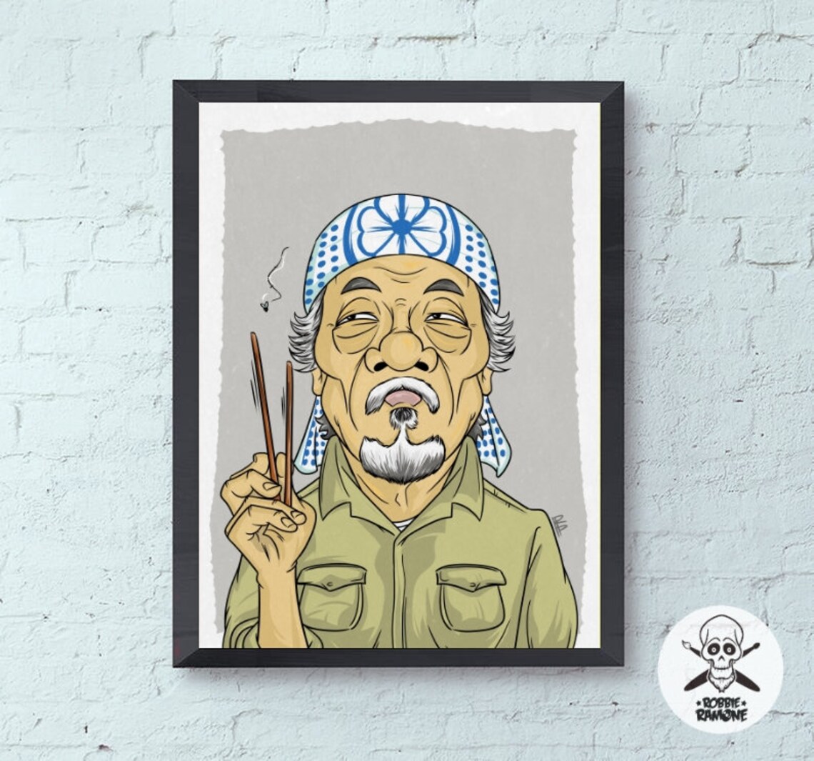 Mr. Miyagi Art Print Cobra Kai Dojo Karate Kid Print the - Etsy Australia
