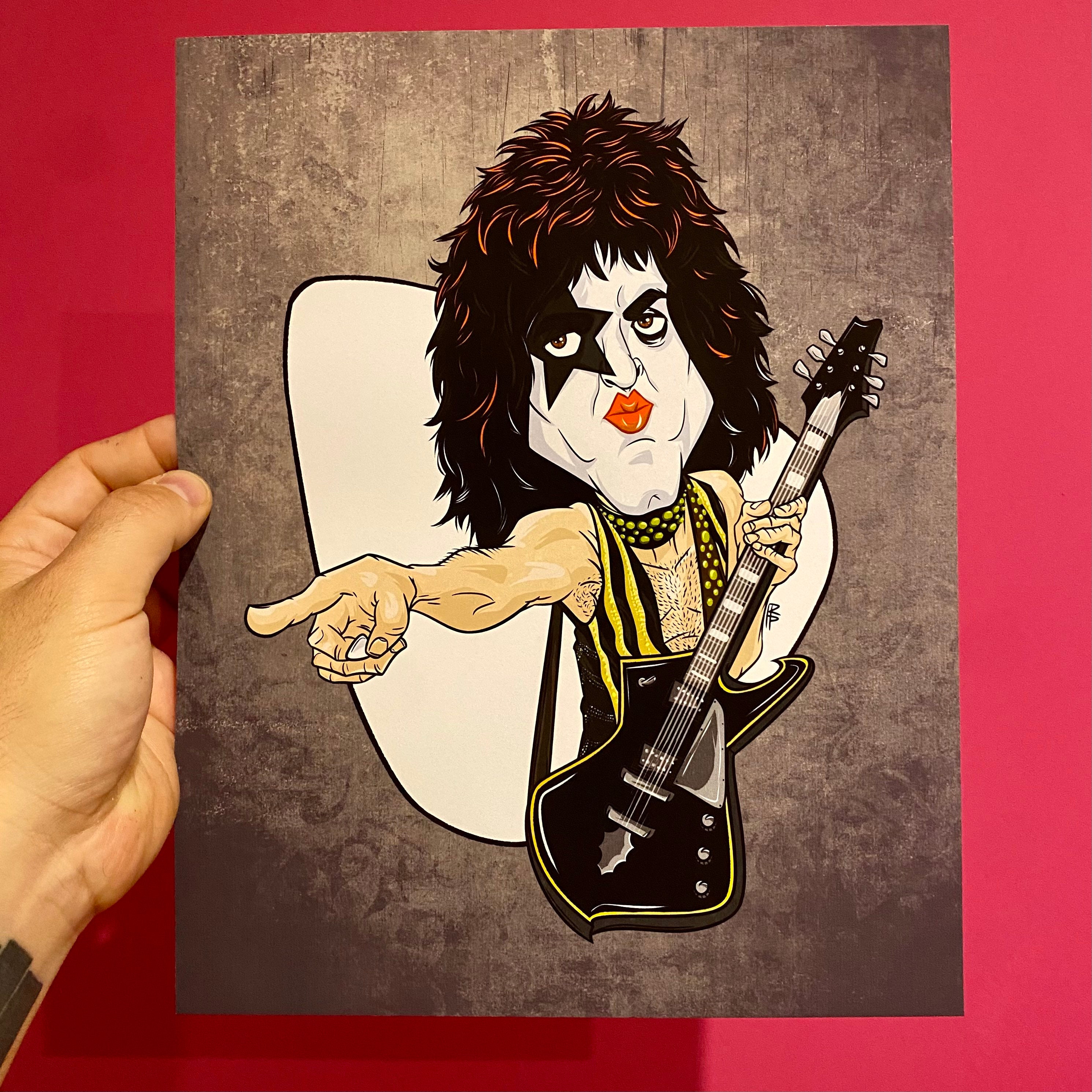 Paul Stanley Drawing