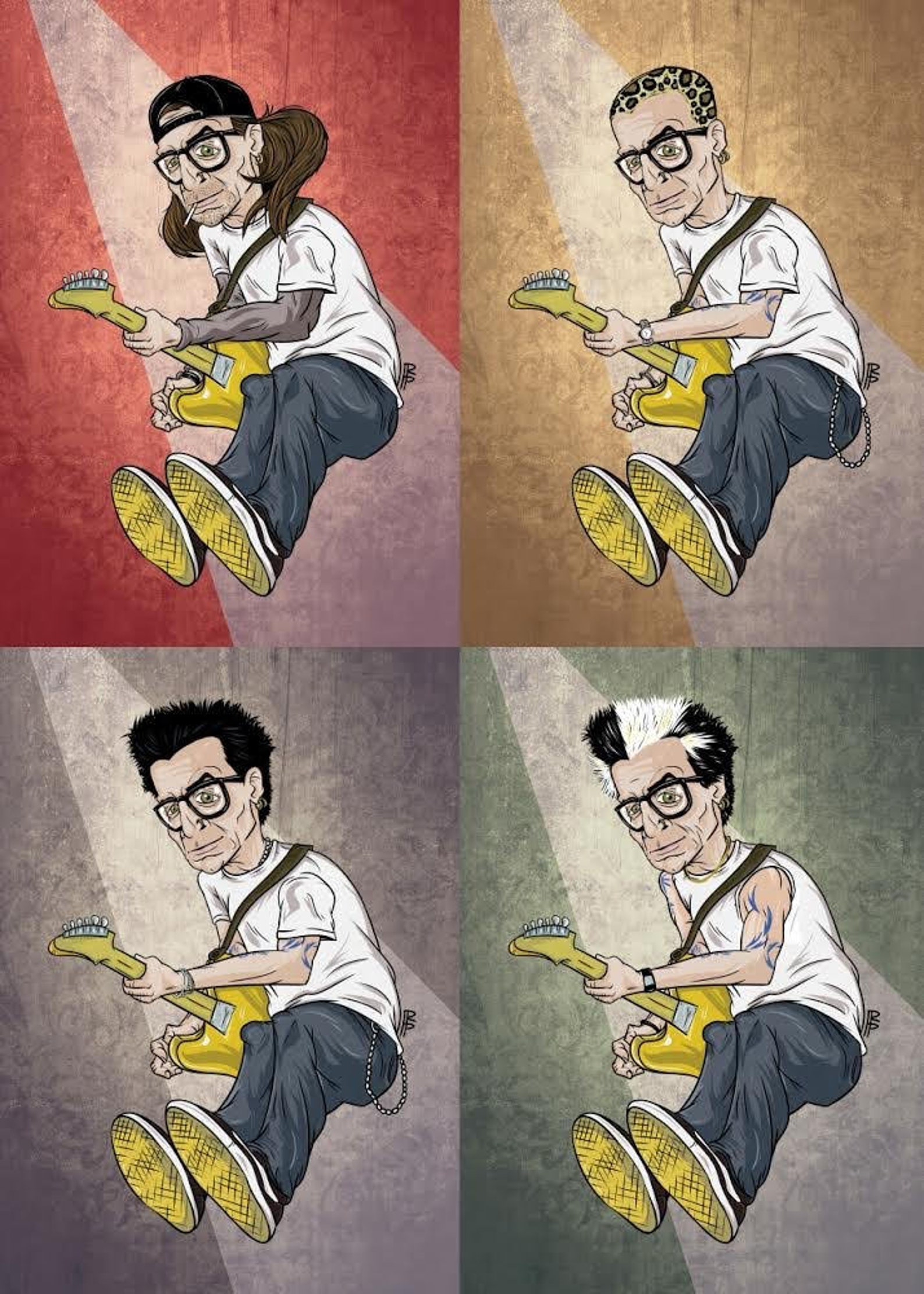 The Offspring Art Print Noodles The Offspring Poster Wall | Etsy