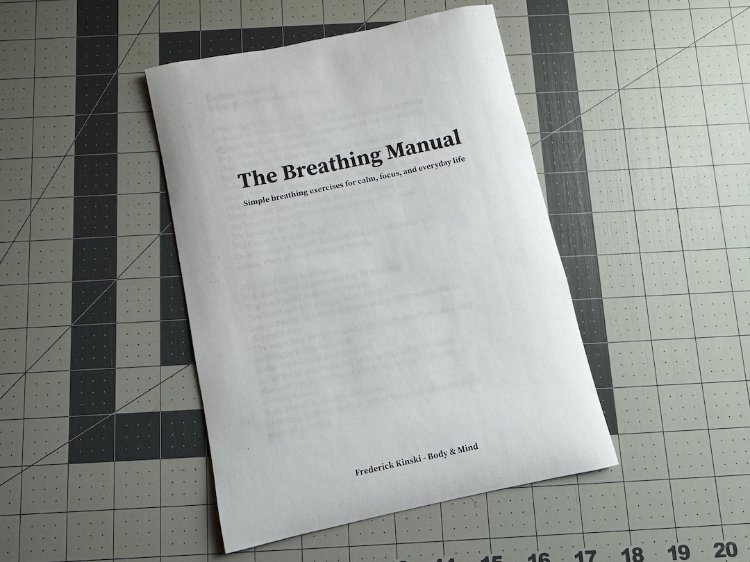 The Breathing Manual – Simple Breathing Exercises for Calm, Focus ...