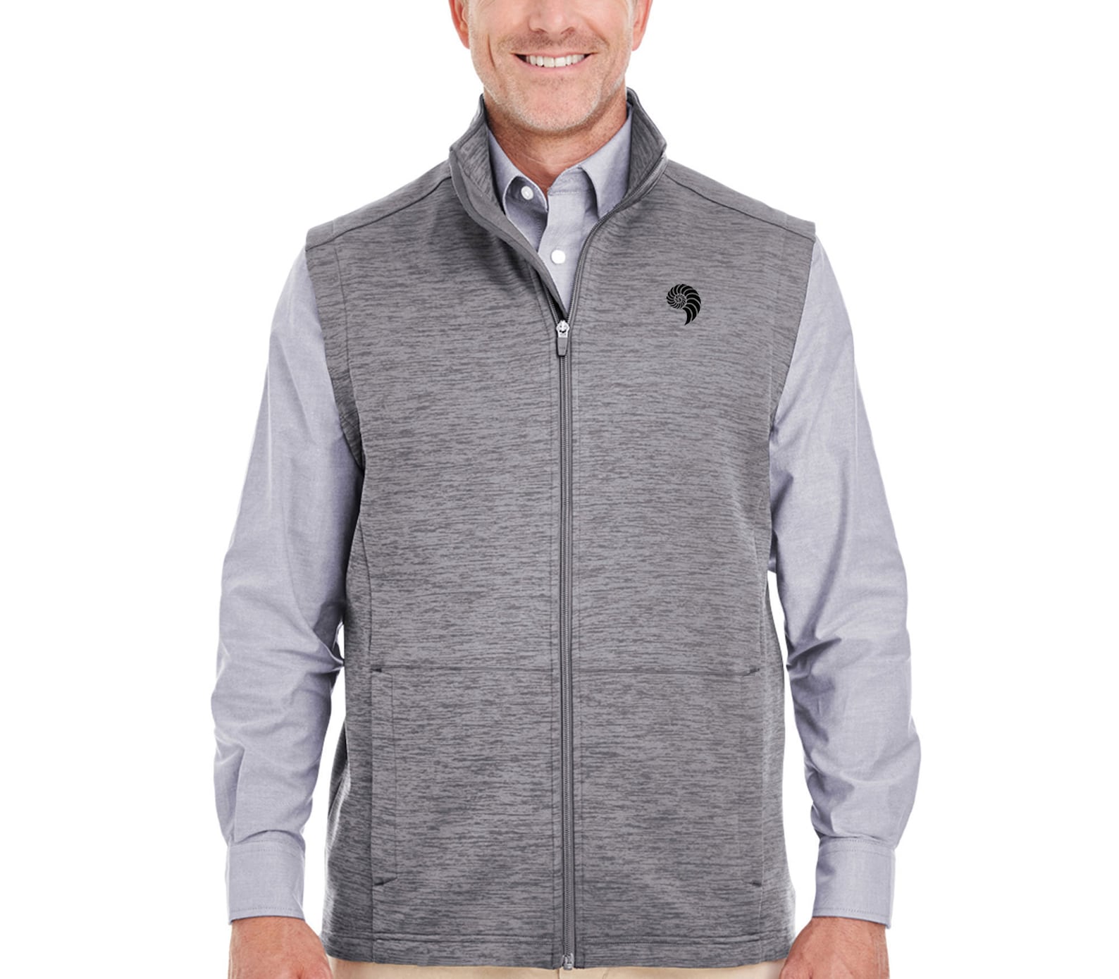 VAD Wear® Mens LVAD Vest in Melange Fleece - Etsy