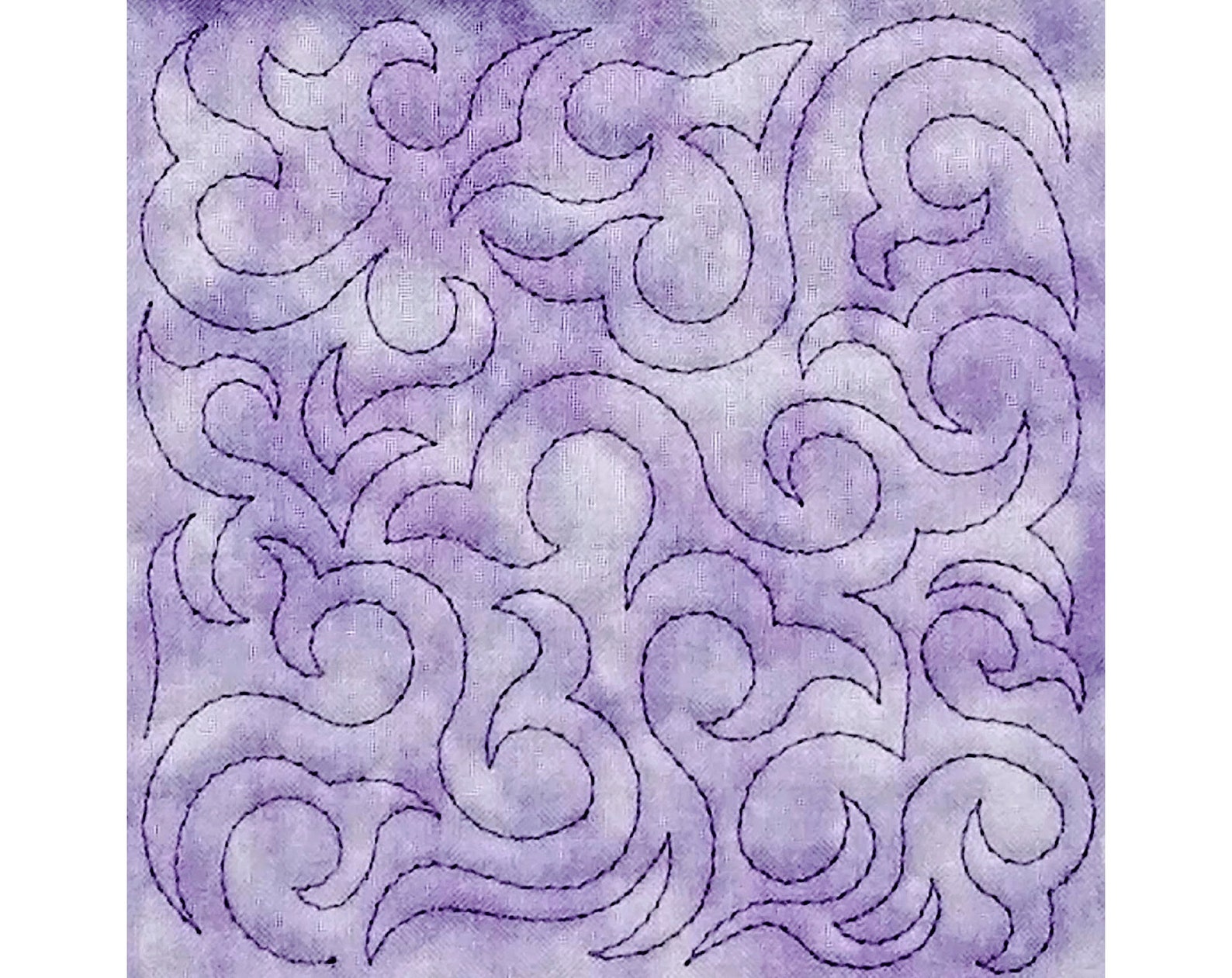 ITH Quilt Block Machine Embroidery Design Swirl Hook - Etsy