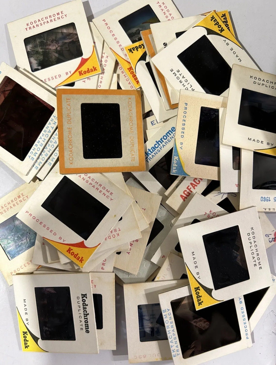 Lot of 200 35mm Slides Random Mix 1960s 70s 80s Kodachrome Crafting ...