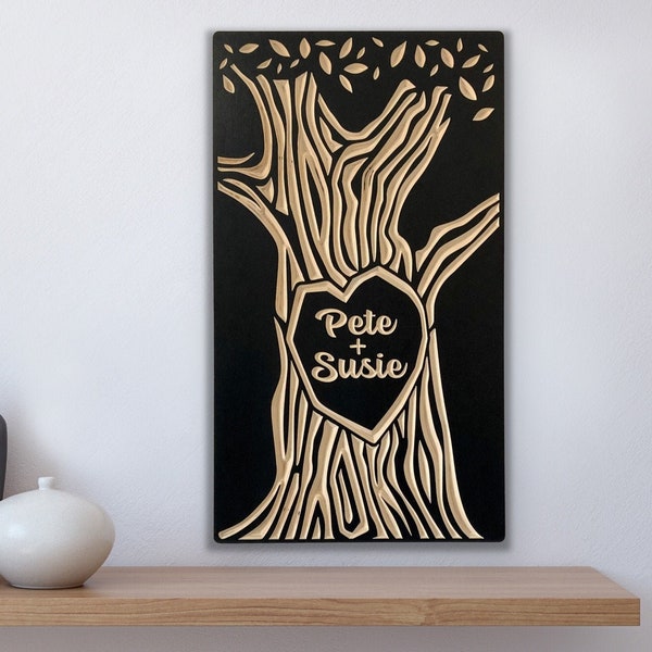 Names Carved on Tree - Etsy