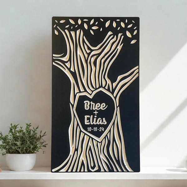 Names Carved on Tree - Etsy