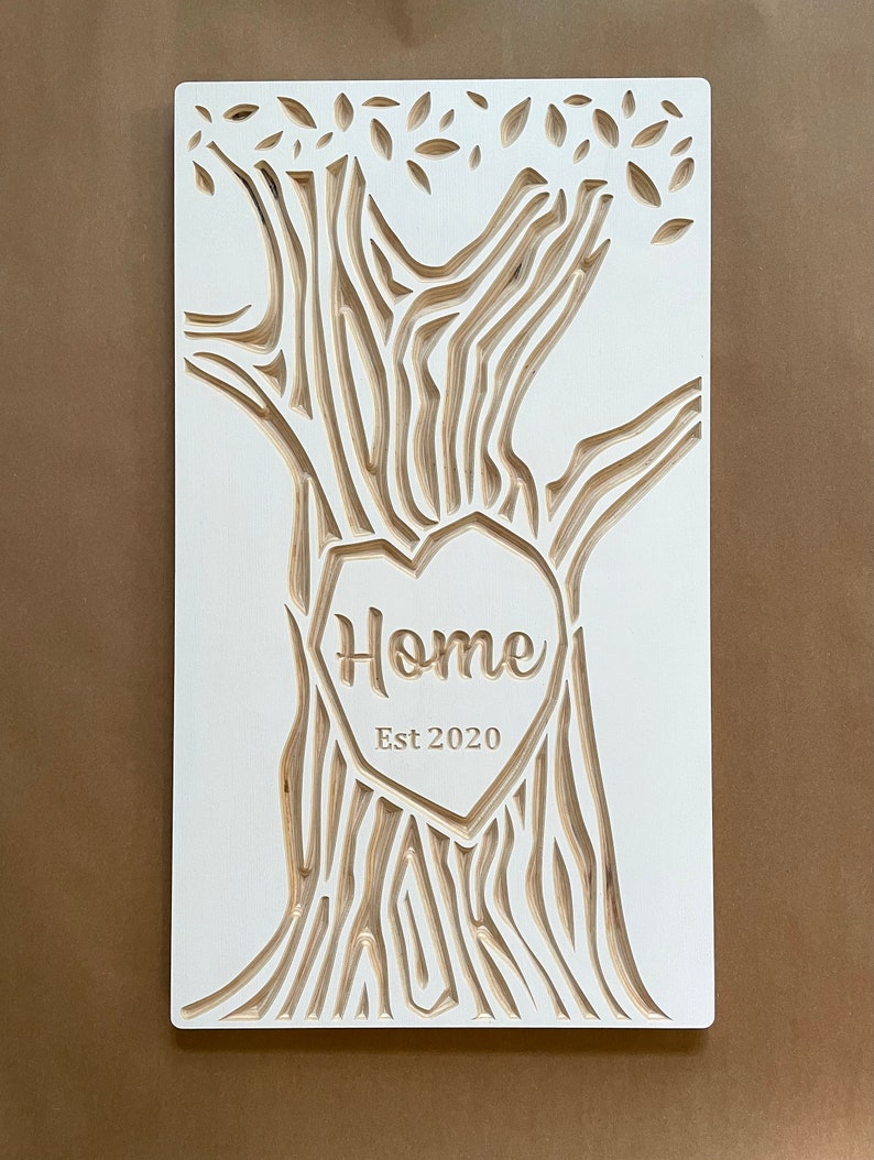 Initials Carved in Tree Personalized Anniversary and Wedding - Etsy