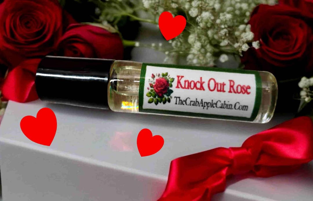 Knock Out Rose Floral Organic Jojoba Oil Perfume 10 ML Roll On - Etsy