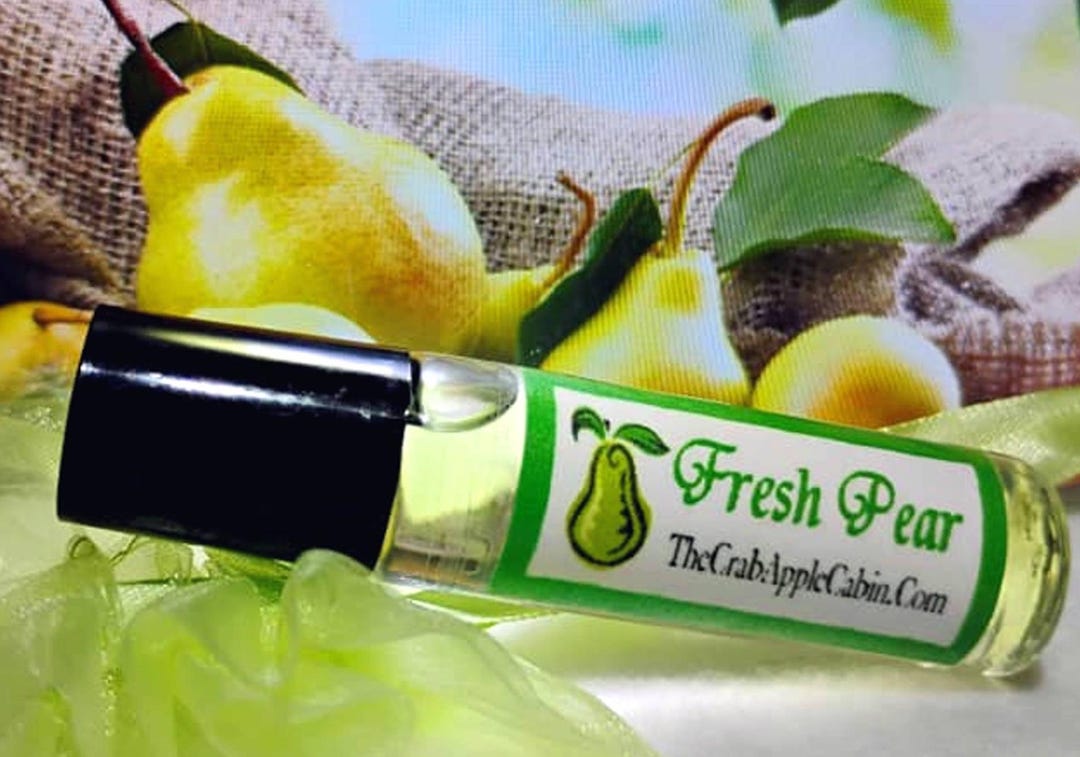 Fresh Bartlett Pear Perfume With Jojoba Oil 10 ML Roll On - Etsy