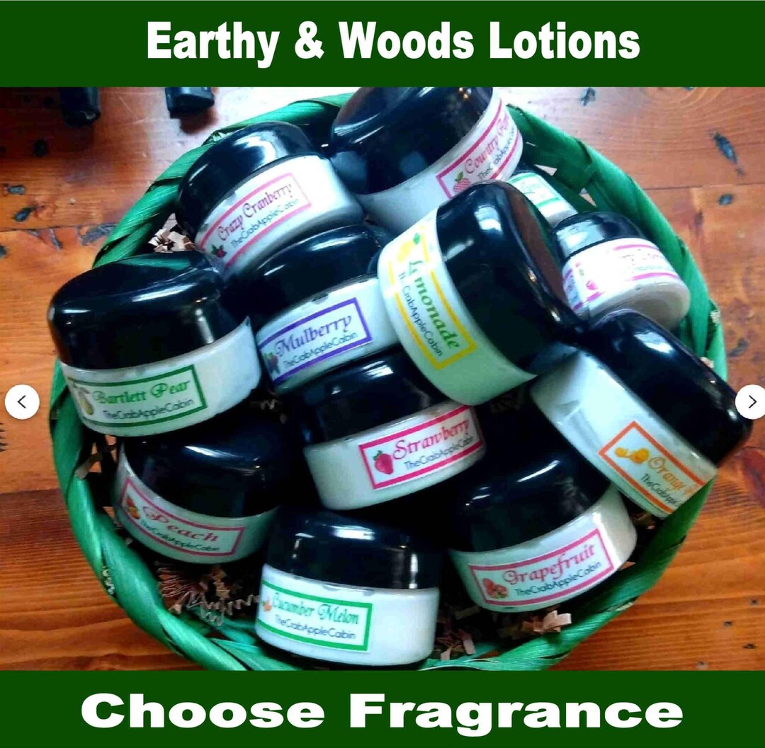 Lotion Earthy Woods- Choose Scent - Etsy