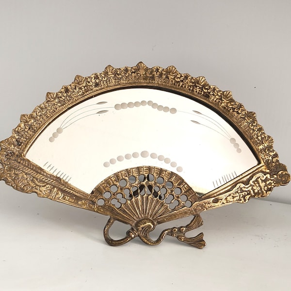 Fan Shaped Mirror - Etsy UK