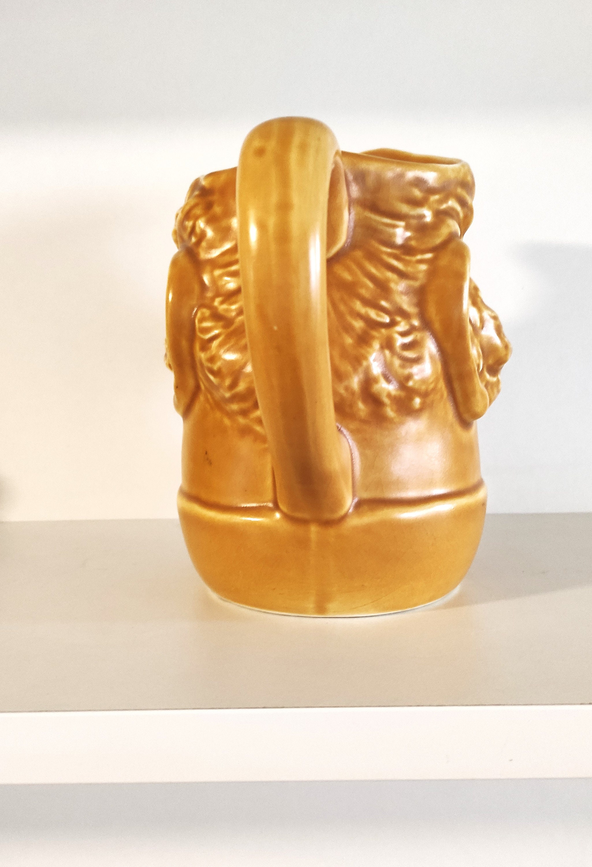 Vintage Ceramic Pitcher With Human Face Vintage Ceramic Jug - Etsy