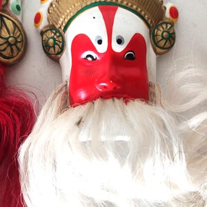 Vintage Chinese Bian Lian Opera Masks, Set of 5 Bian Lian Masks ...