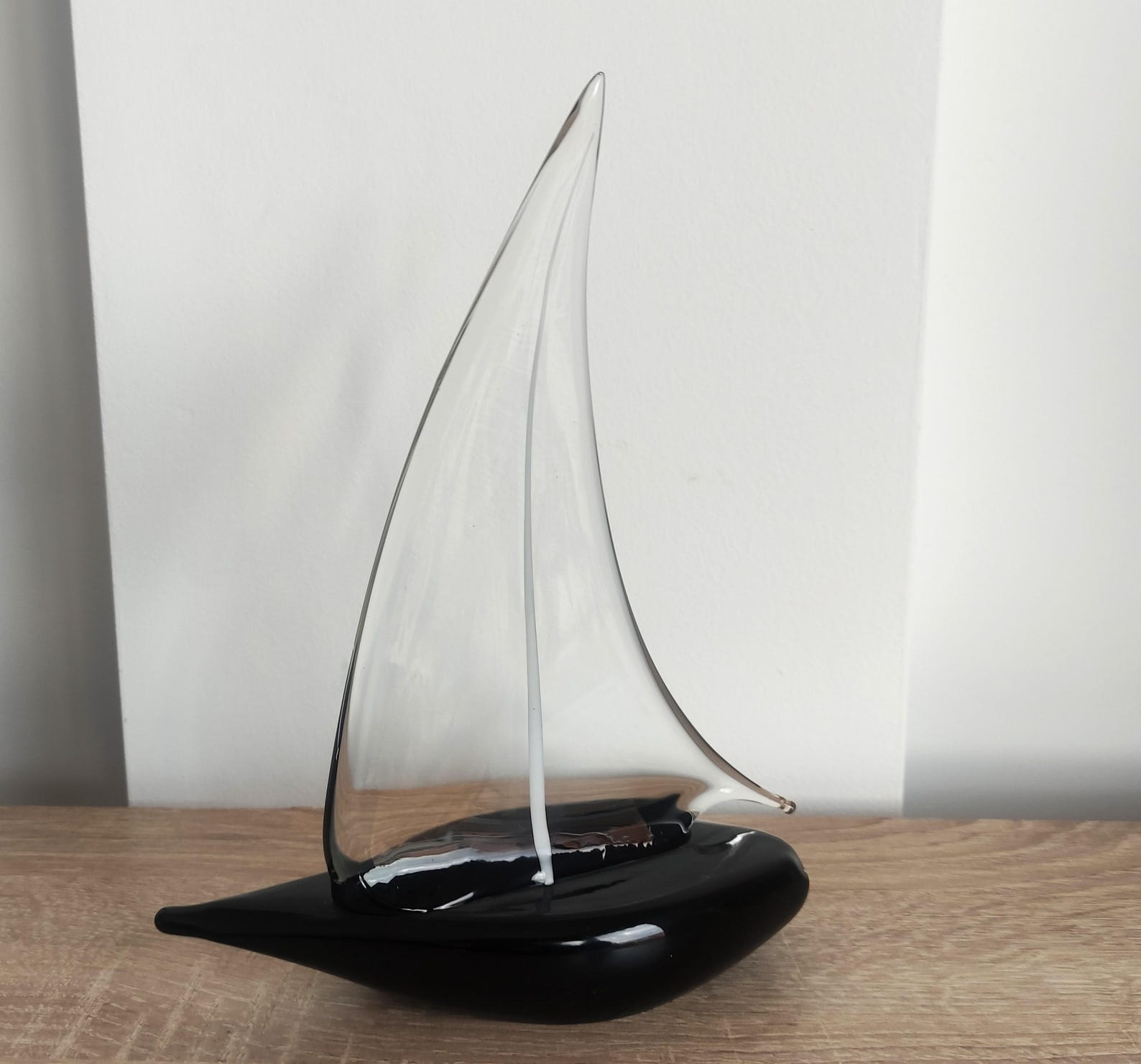 Vintage Murano Glass Sailboat Sculpture by Marco Rubelli - Etsy